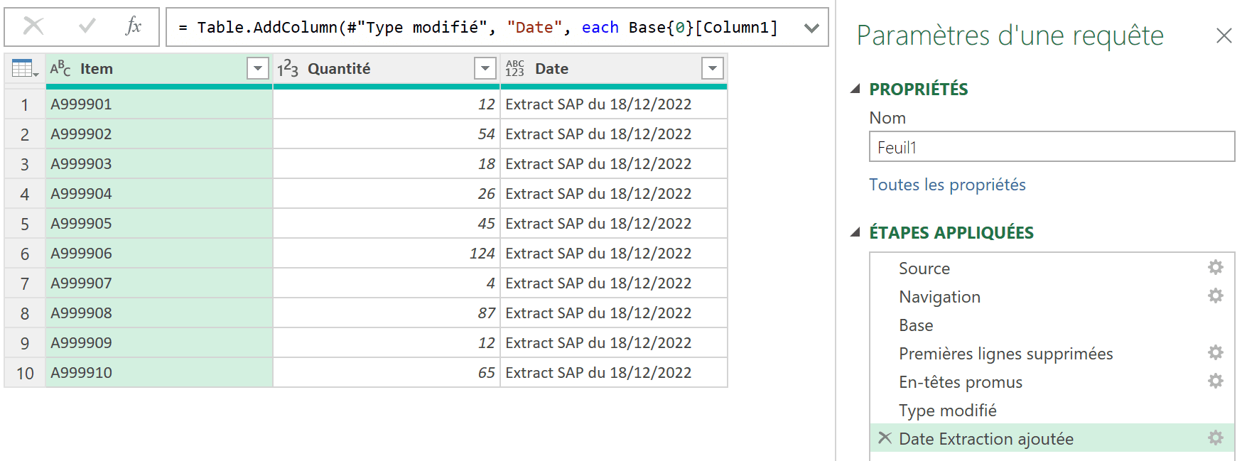 Power Query : Récupérer la valeur d’une cellule — Fabien Calais