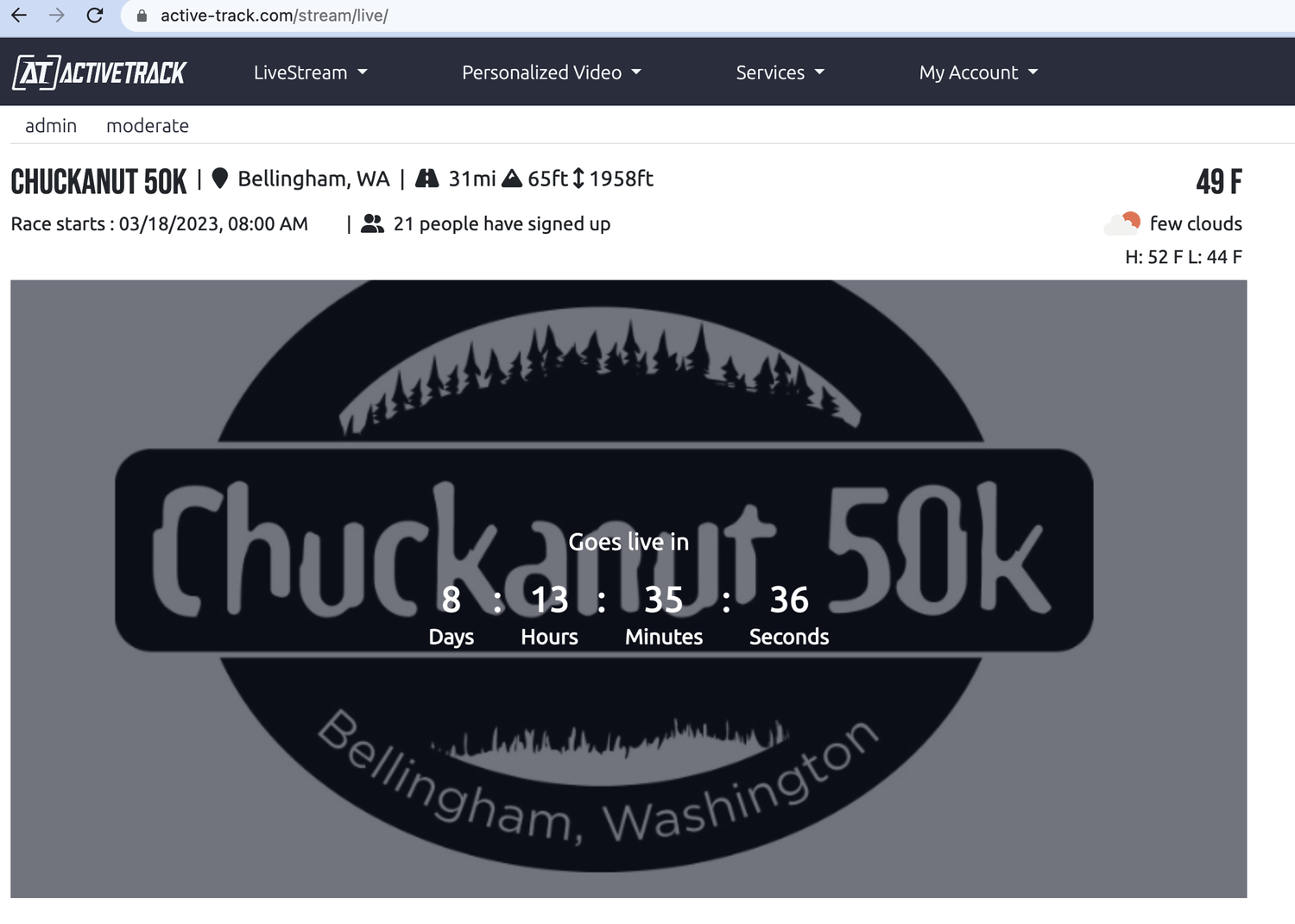 Race Updates — Chuckanut 50k