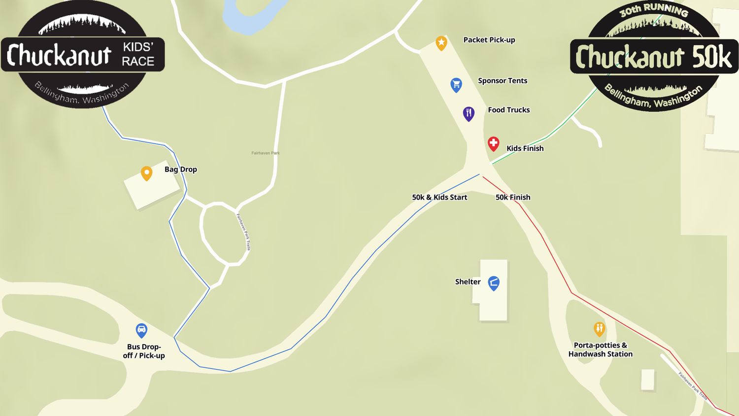 Race Maps — Chuckanut 50k
