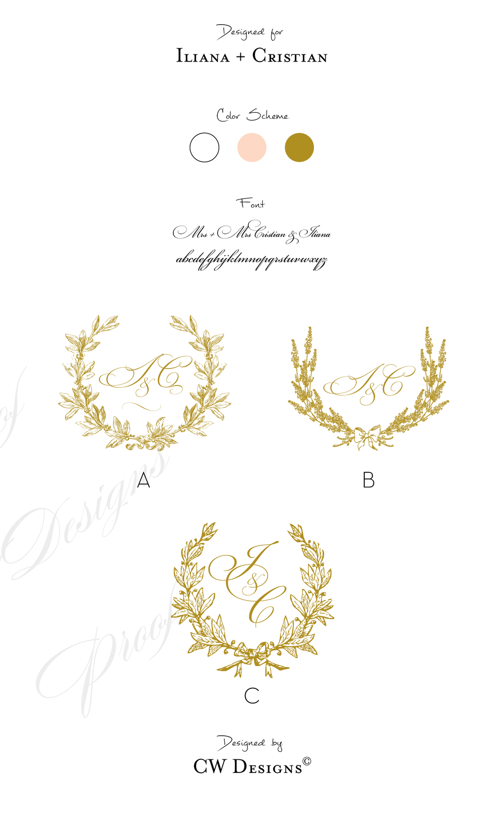 Wedding Monogram Ideas