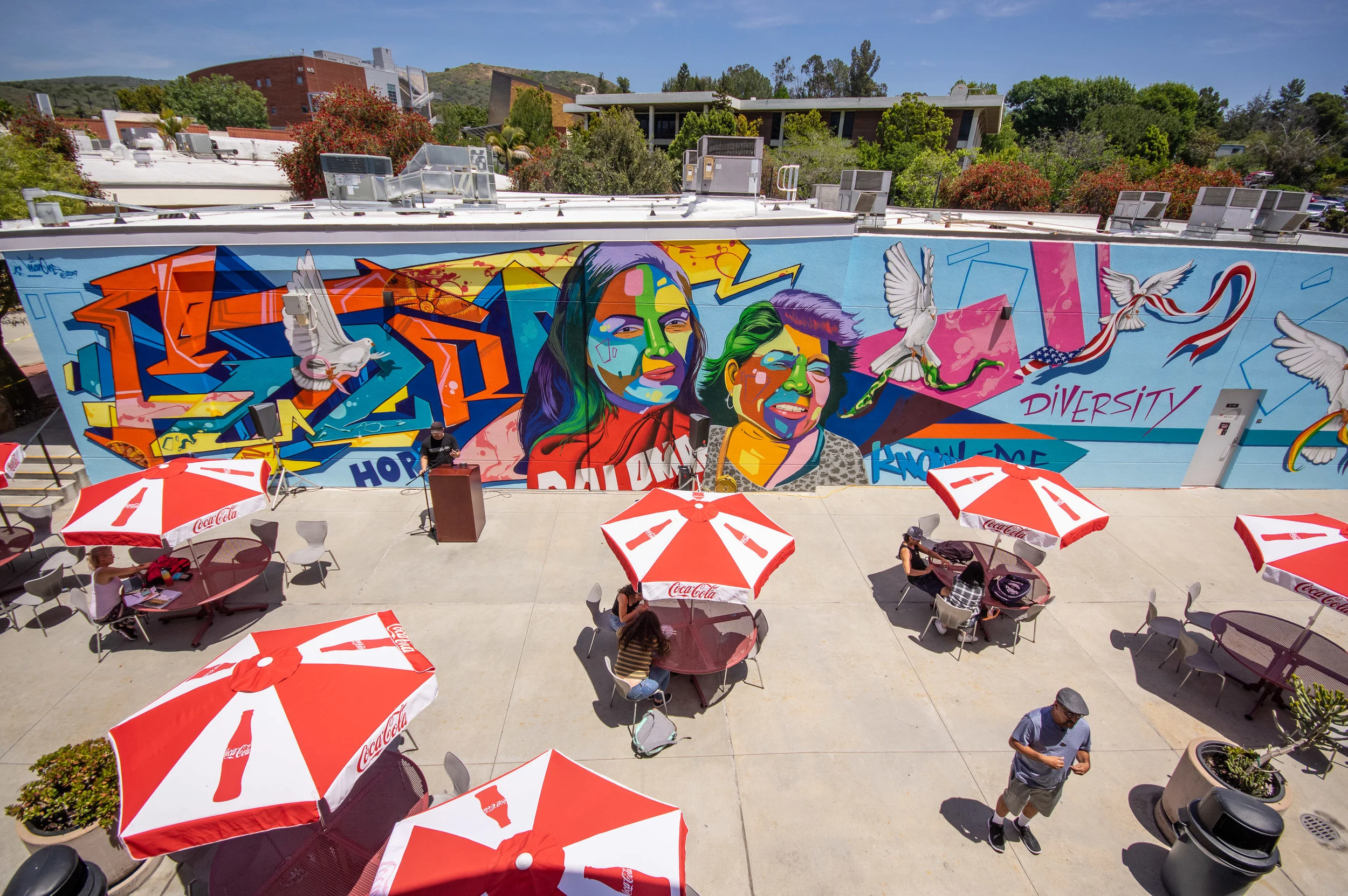 “FUTURO” MURAL @ PALOMAR COLLEGE — Man One Art