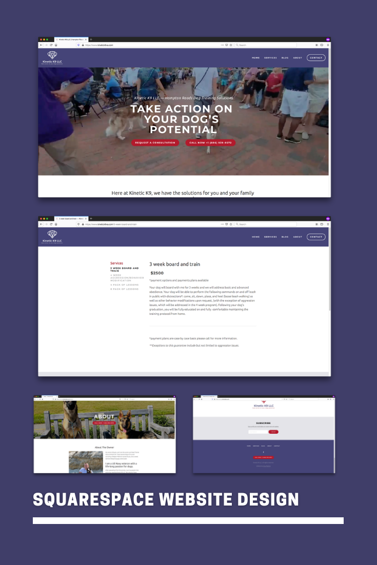 Squarespace Website Design — Gray Matters Graphic Design & Photography
