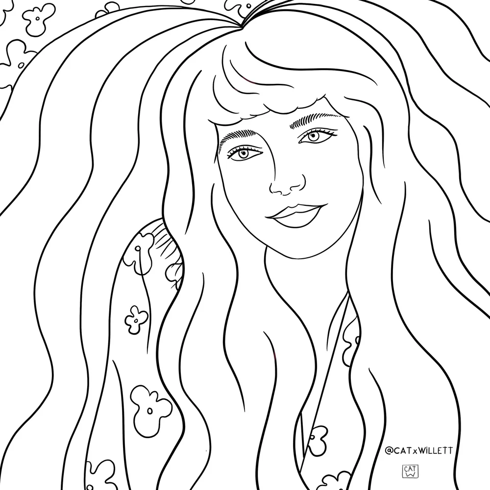 Dolly Parton Coloring Pages