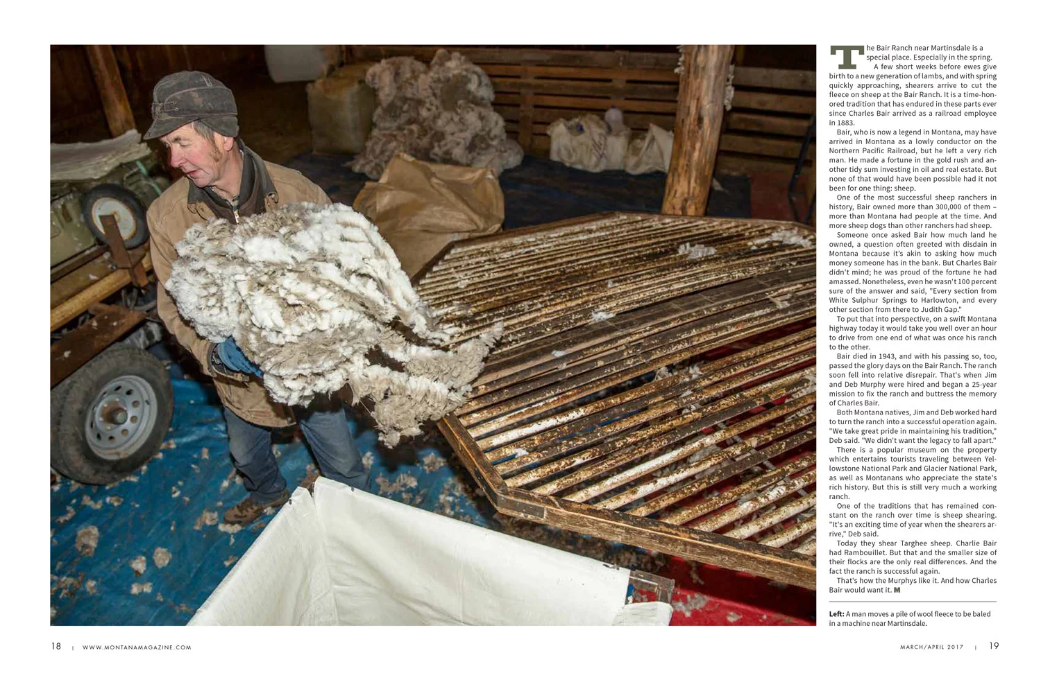 Photos of Bair Ranch in Montana Magazine - Todd Klassy Photography