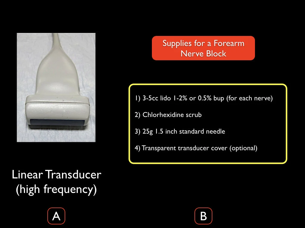 Forearm blocks — Highland EM Ultrasound Fueled pain management