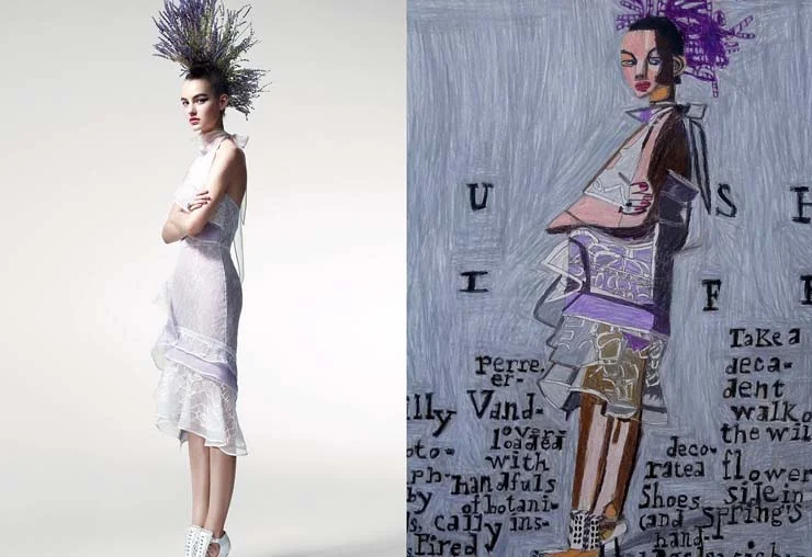 THE INSPIRATION FOR DEAF, NON-VERBAL ARTIST, HELEN RAE? VOGUE — Trey ...