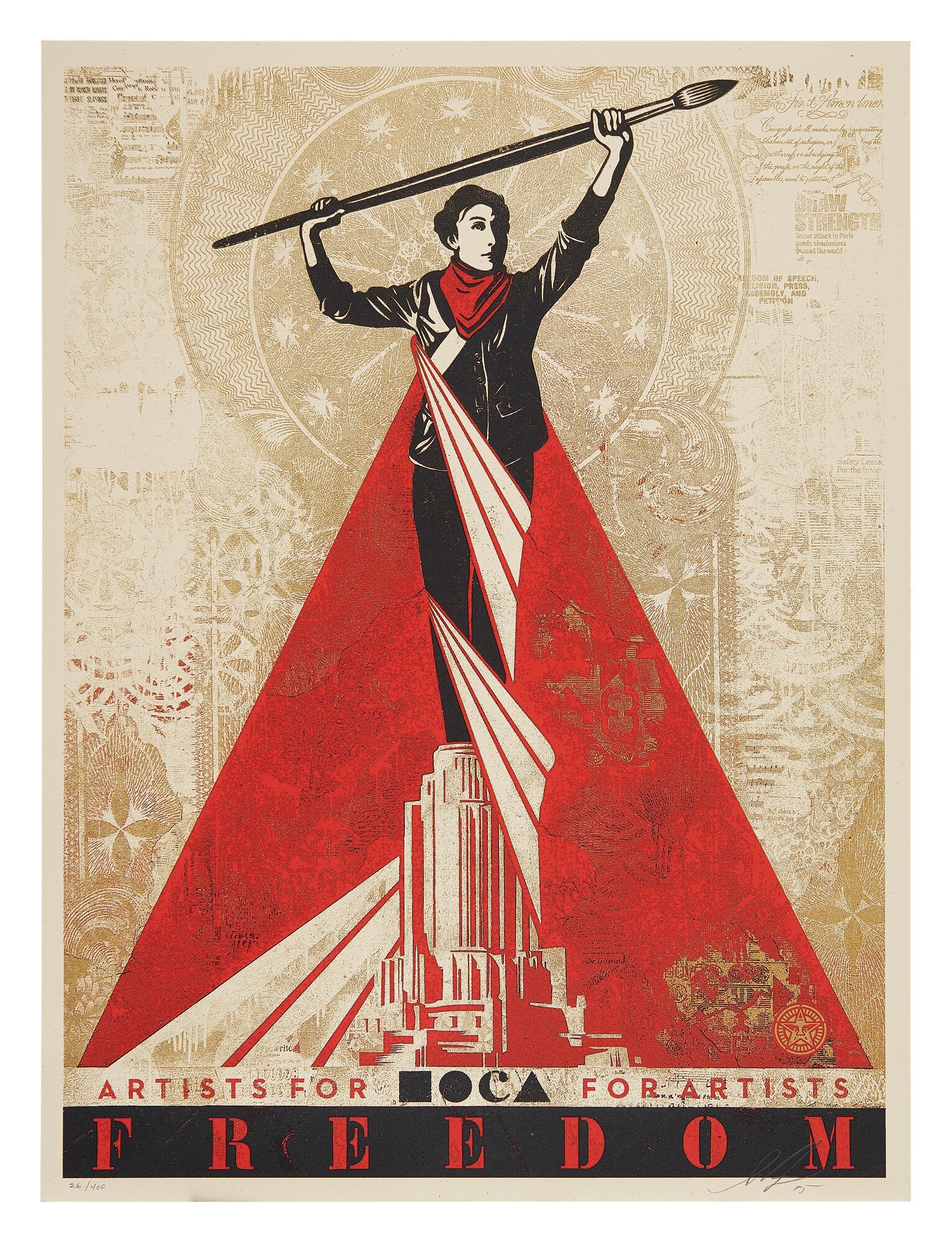 “POLITICALLY CHARGED: THE PRINTS OF SHEPARD FAIREY” UP FOR AUCTION AT ...