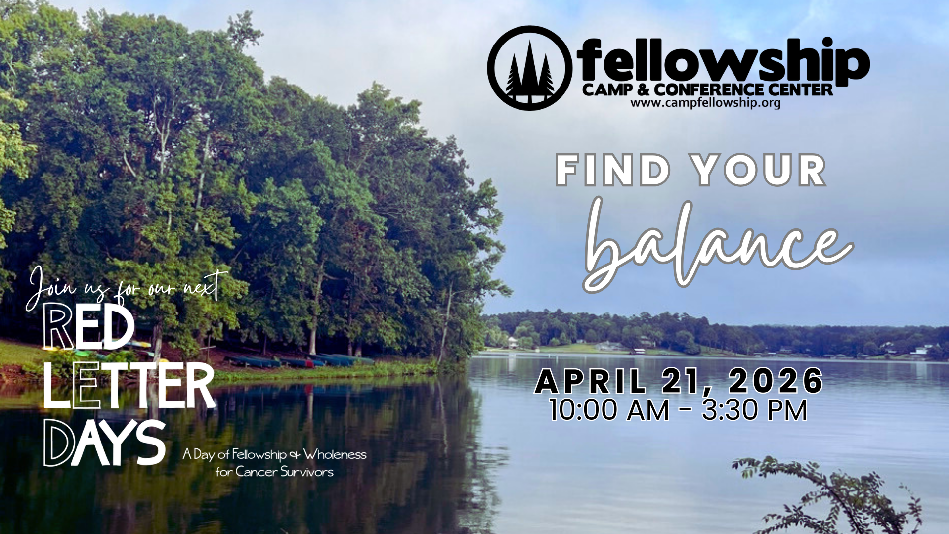 Red Letter Day - Spring — Fellowship Camp and Conference Center