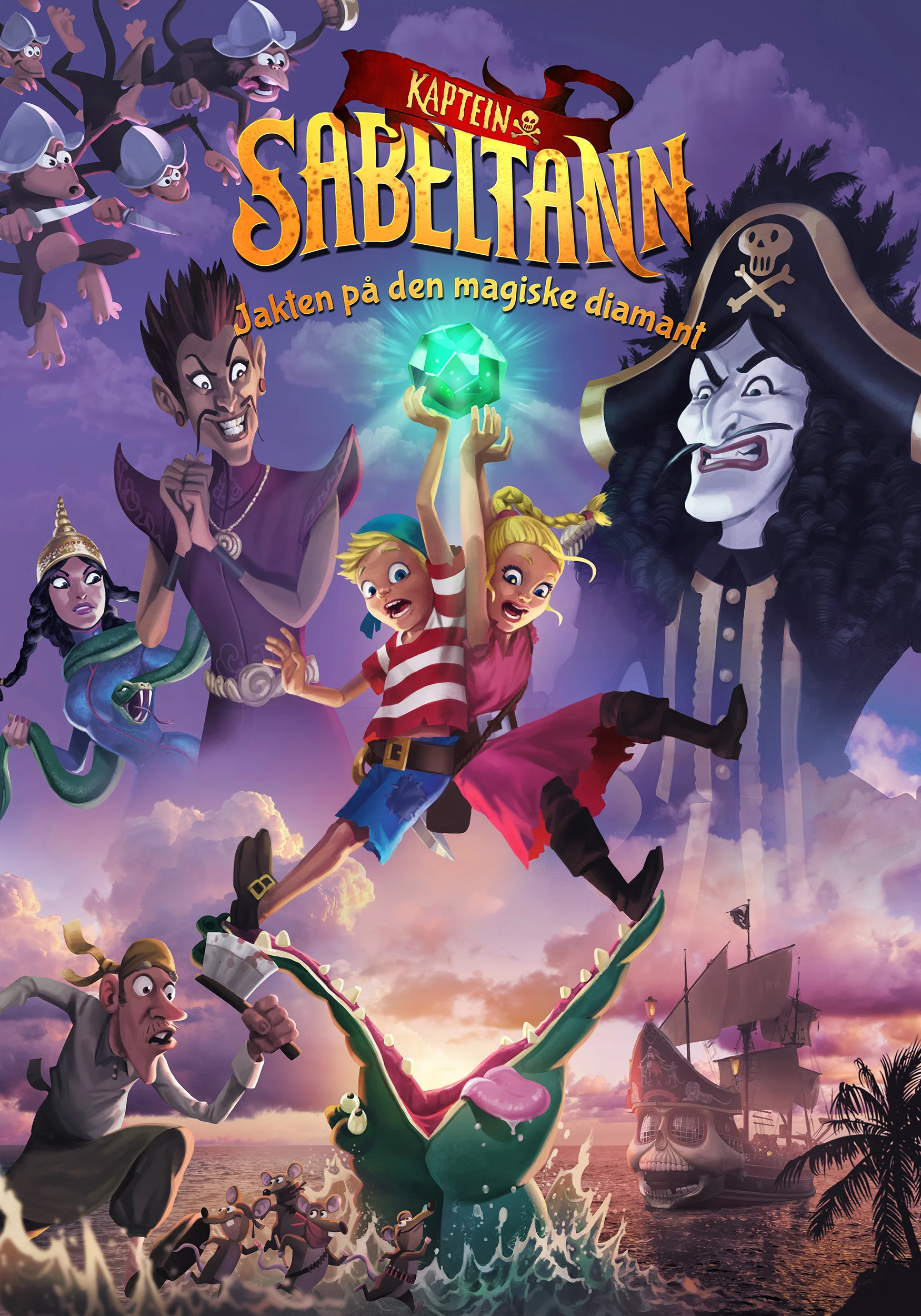 Captain Sabertooth - The magical Diamond - Concept art — JoachimArt