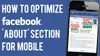 How to Optimize Facebook 'About' Section For Mobile Users — Andrew ...