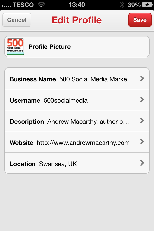 How to Change Pinterest Profile Photo or Bio on iPhone | Edit Pinterest ...