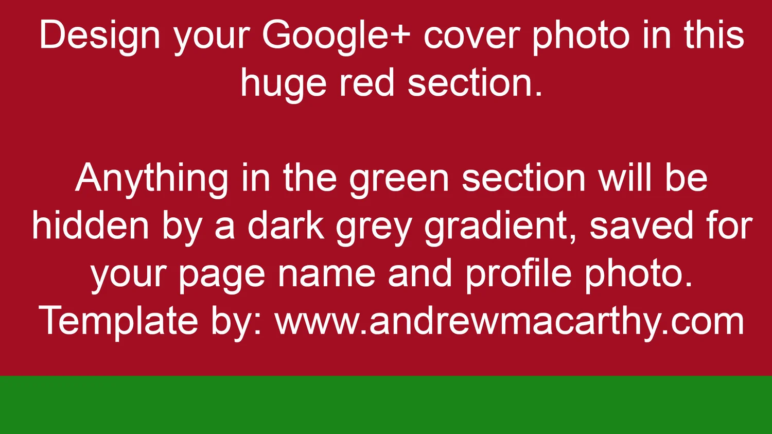 Google+ (Plus) Cover Photo Template PSD May 2013 | Photoshop Google+ ...