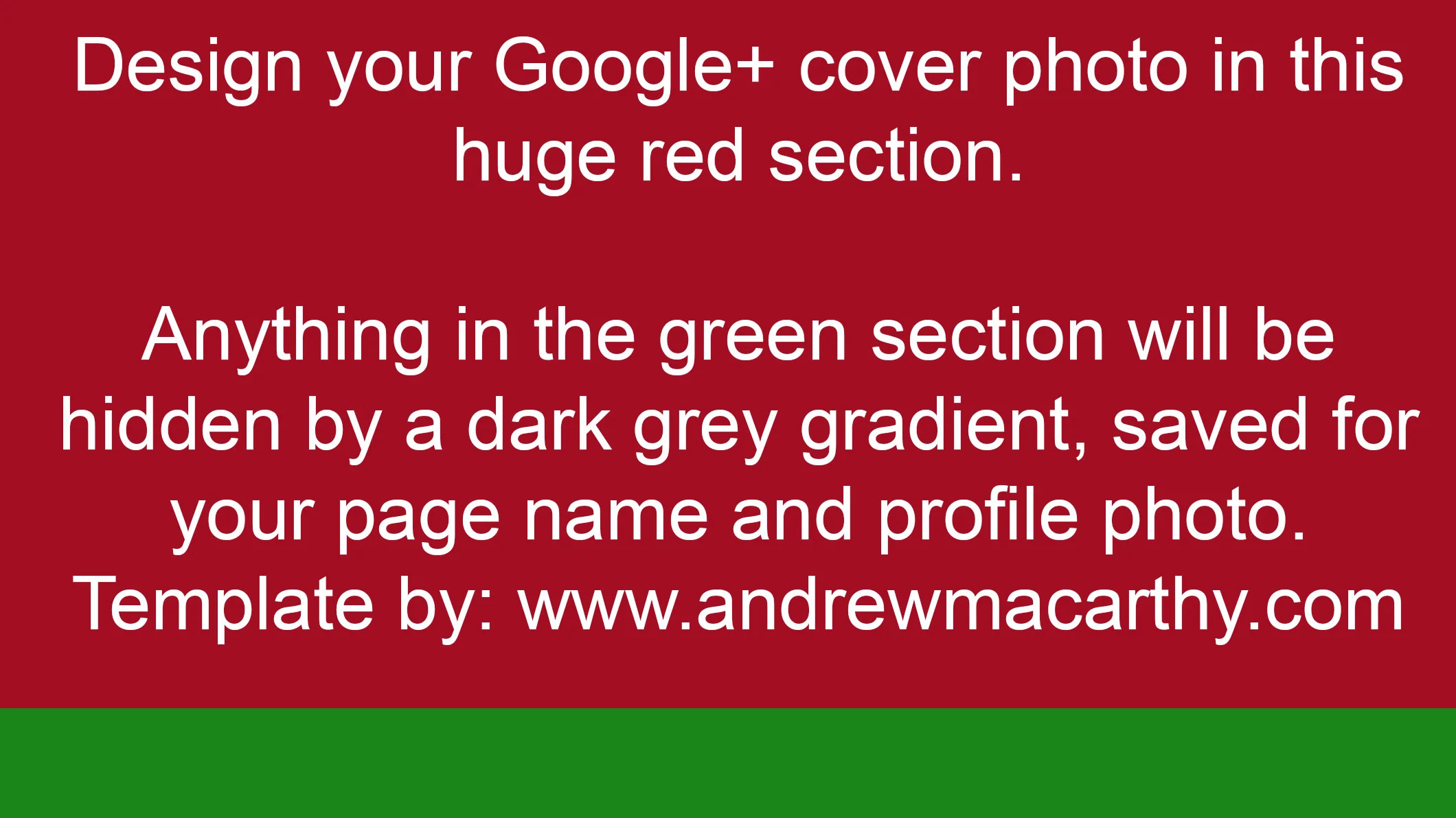 Google+ (Plus) Cover Photo Template PSD May 2013 | Photoshop Google+ ...