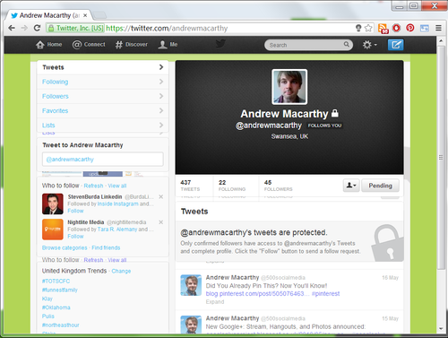Twitter Background Template PSD 2014 | 1920 x 1200 Photoshop Download ...
