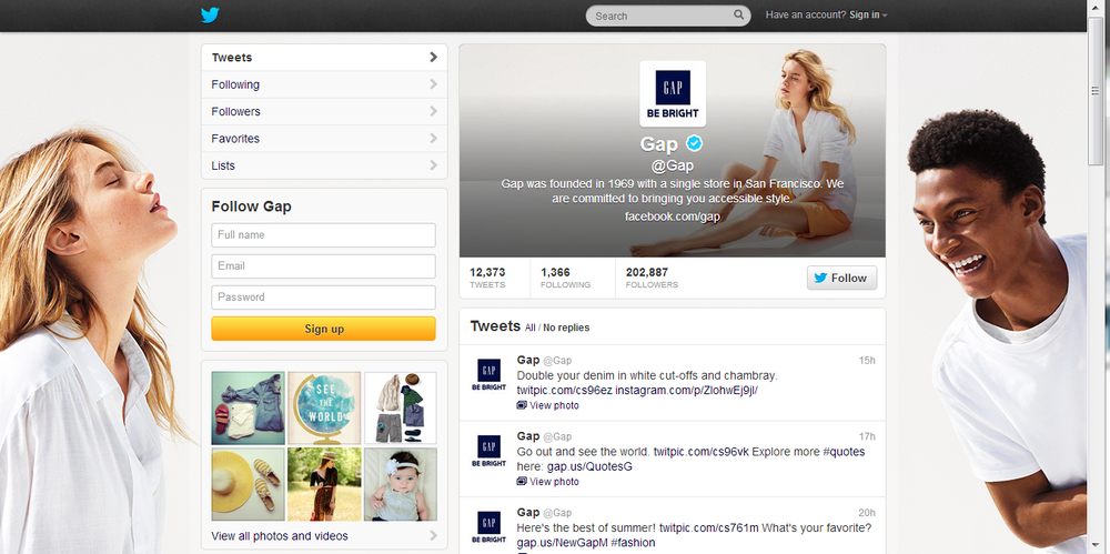 Case Study: Top Brands' Twitter Background Design Fails — Andrew ...