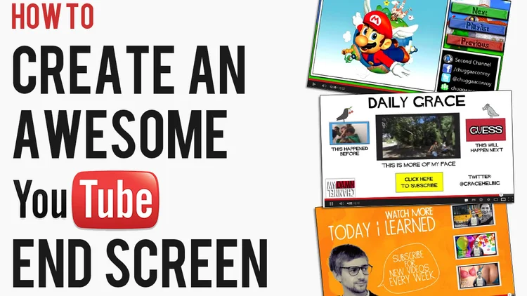 5 Examples of Top YouTube End Screens | How to Make A Great YouTube End ...