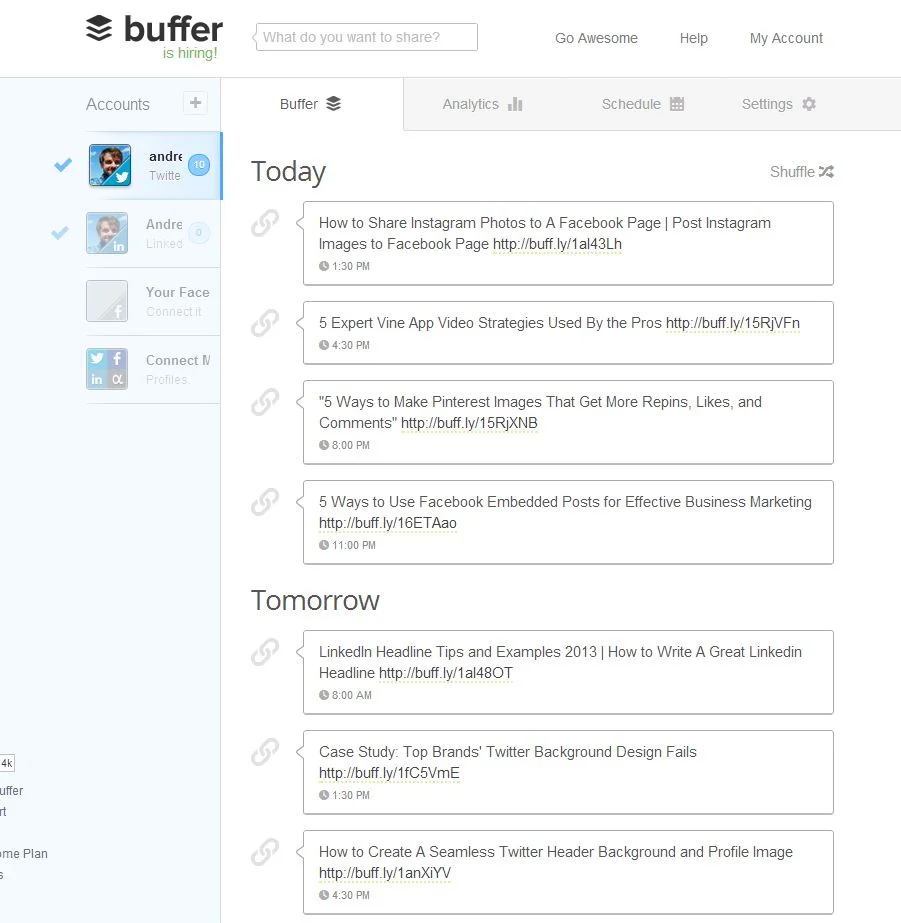How to Auto Tweet Old Blog Posts on A Schedule for FREE | Auto Post Blogs to Twitter — Andrew ...