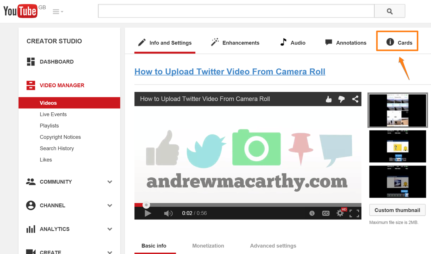 NEW YouTube Cards: Everything You Need to Know - Setup, Optimization ...