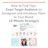 How to Find Your Target Audience and Introduce Them to Your Brand on ...