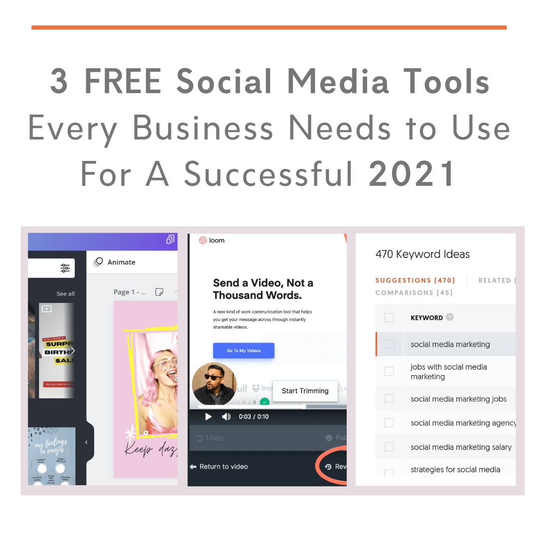 3 FREE Social Media Marketing Tools Every Business Needs in 2021 ...