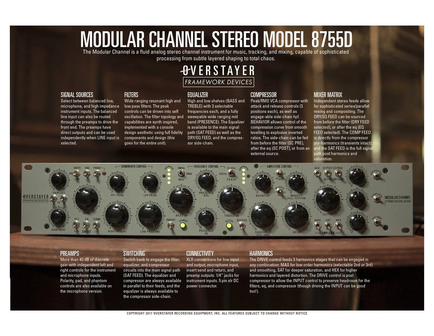 Modular Channel Stereo — OVERSTAYER Recording Equipment, Inc.