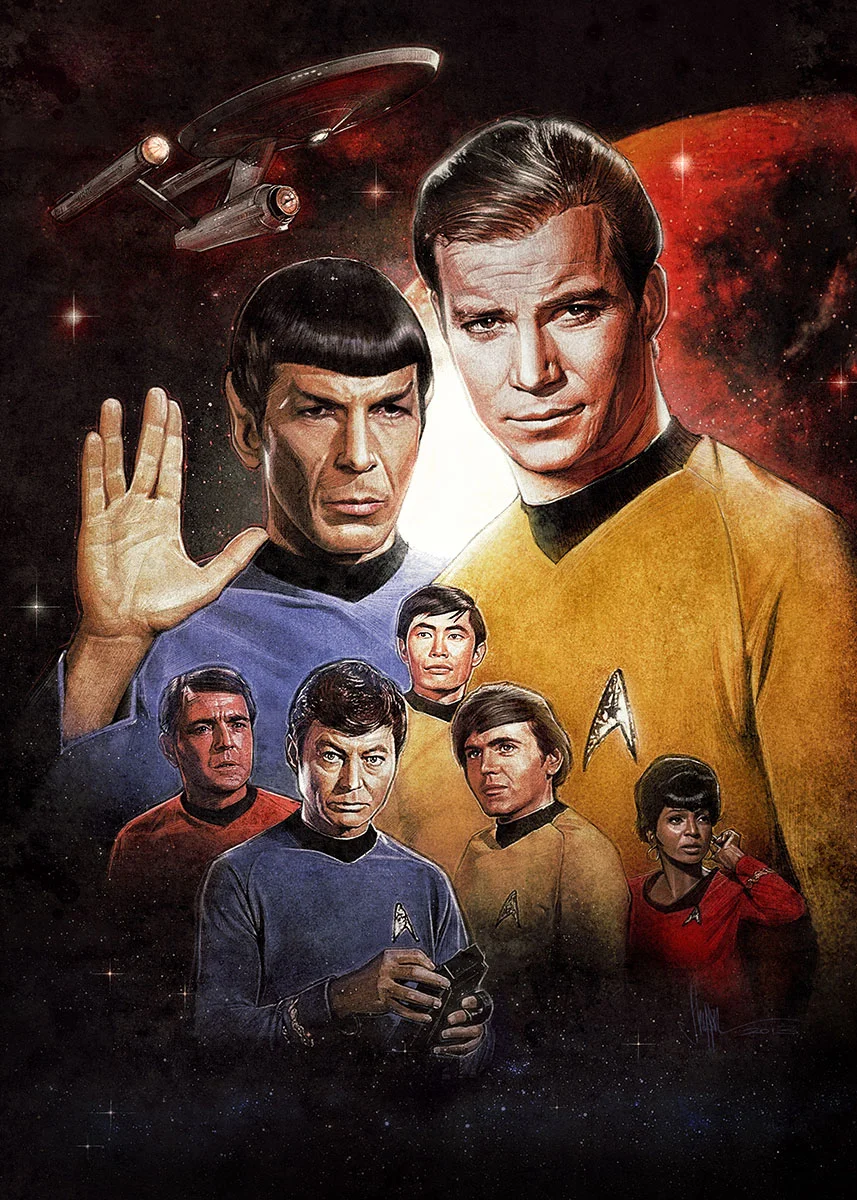 Star Trek: Origins - Illustrated Art Print — PAUL SHIPPER STUDIO