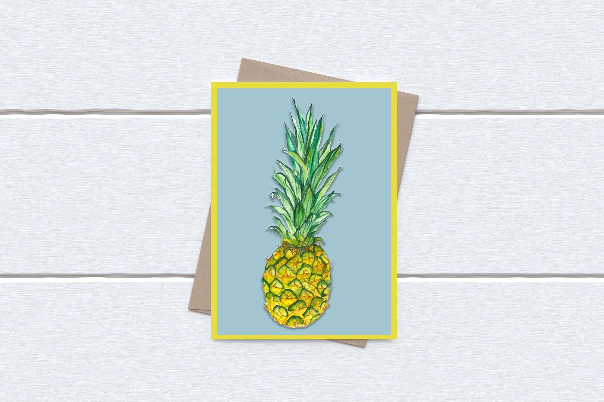 Pineapple Greeting Card — Rachel Reynolds