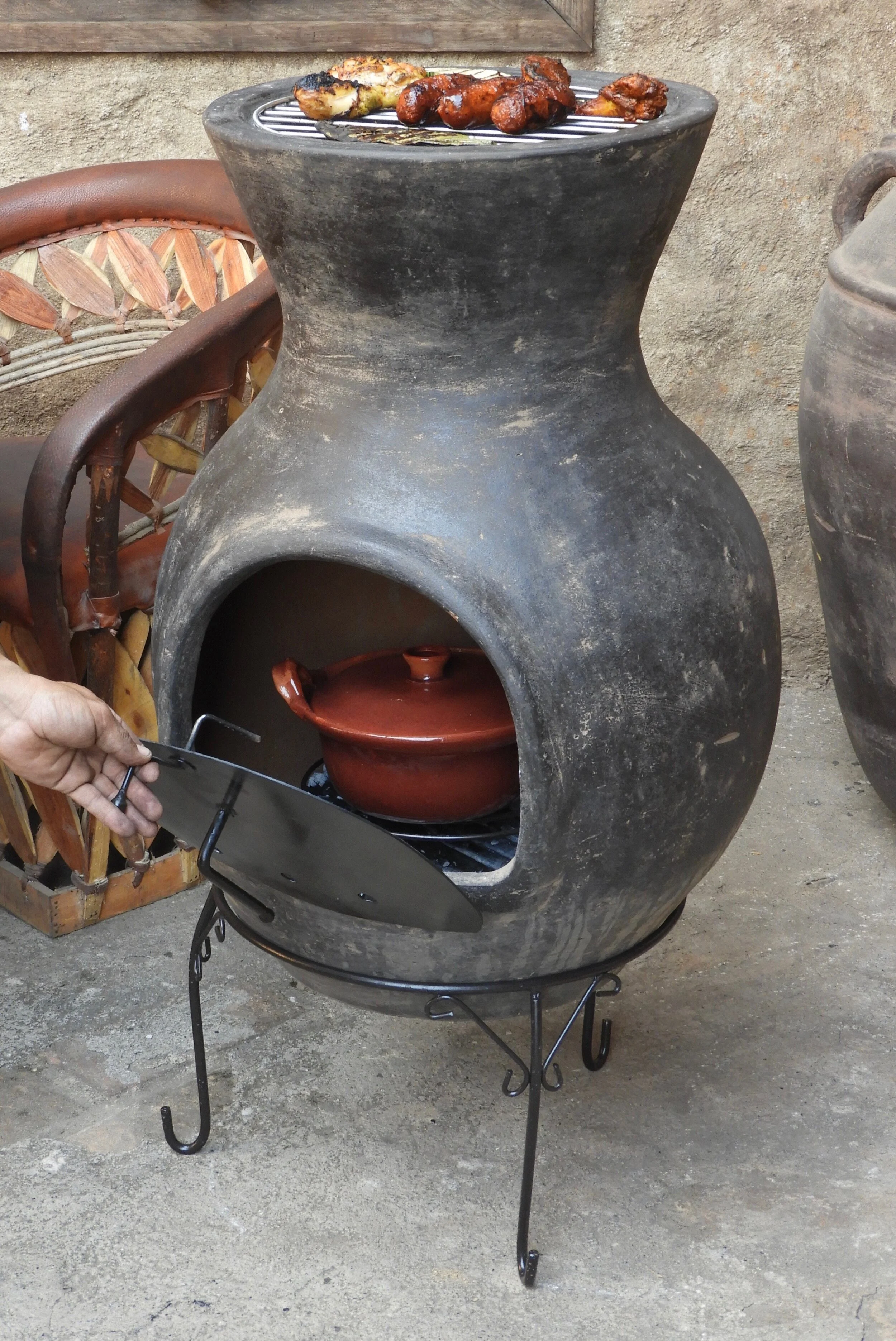 BBQ Chimenea | Cookout-Party