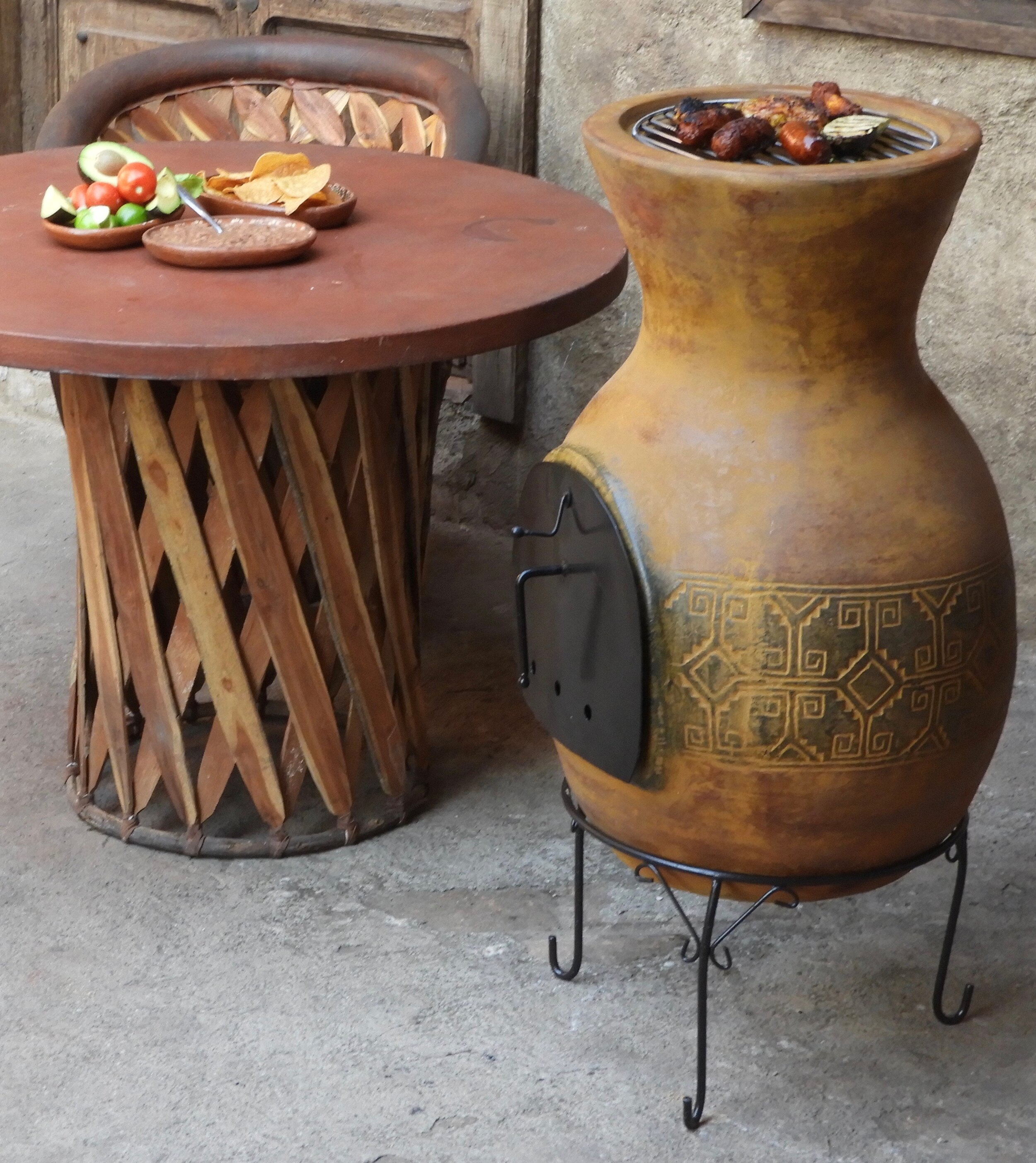 BBQ Chimenea | Cookout-Party