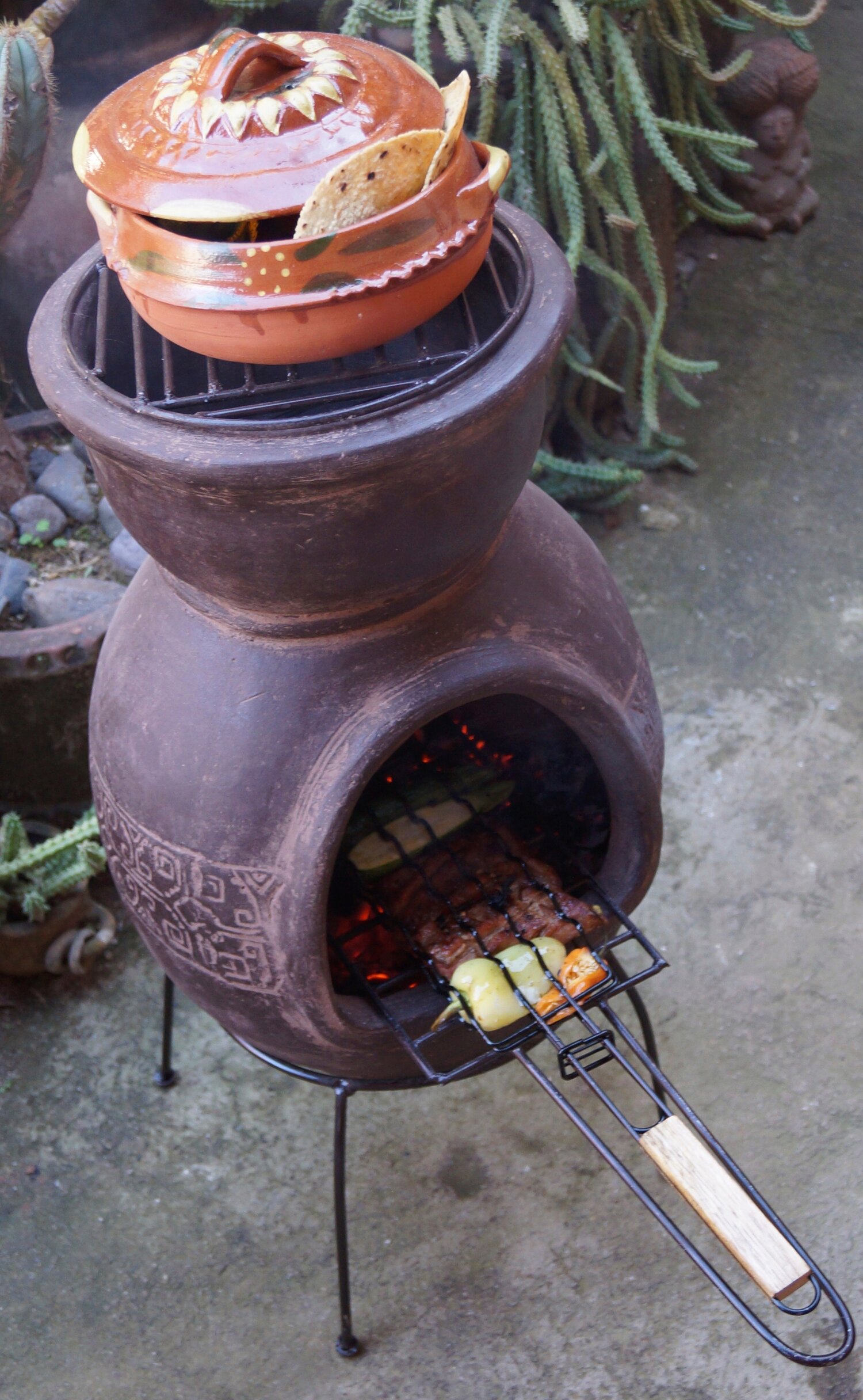 BBQ Chimenea | Cookout-Party