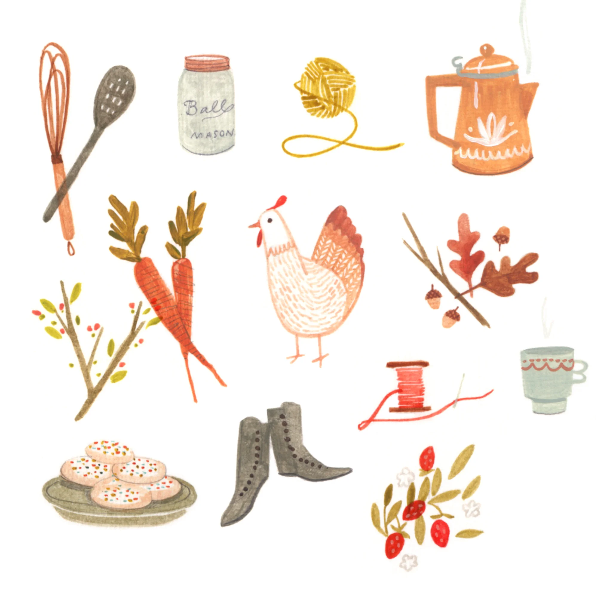 FLOW DIARY — Rebecca Green Illustration
