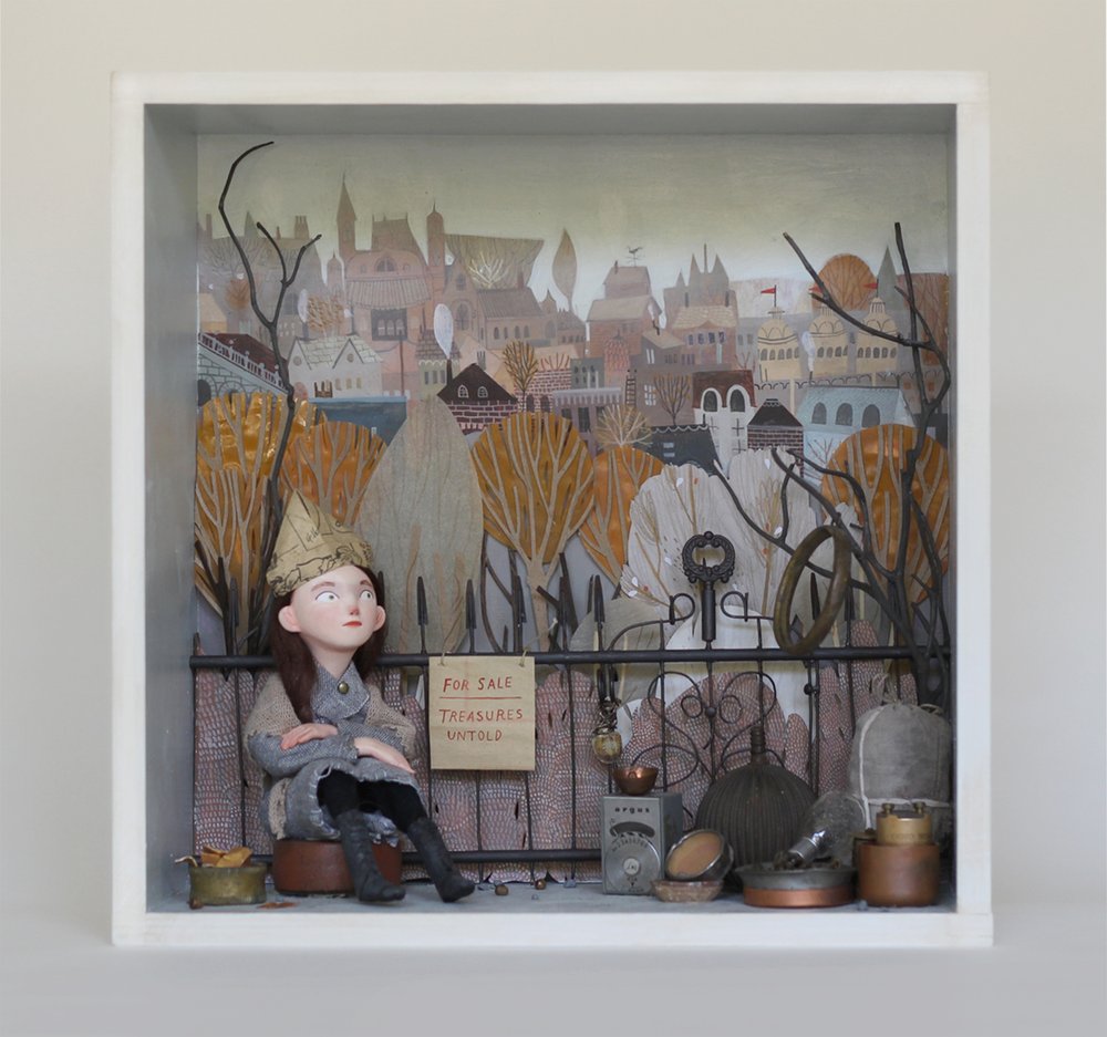 Emogene Blue — Rebecca Green Illustration