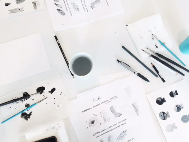 ANIMAL TEXTURES Workshop! — Rebecca Green Illustration