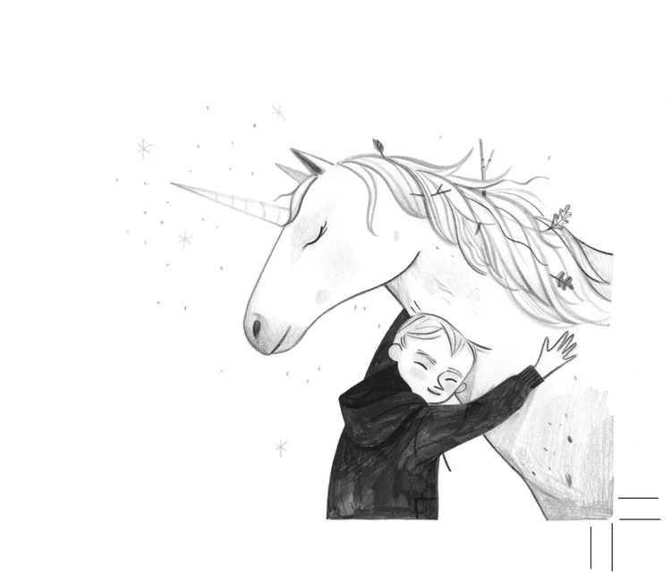 The Unicorn in the Barn — Rebecca Green Illustration