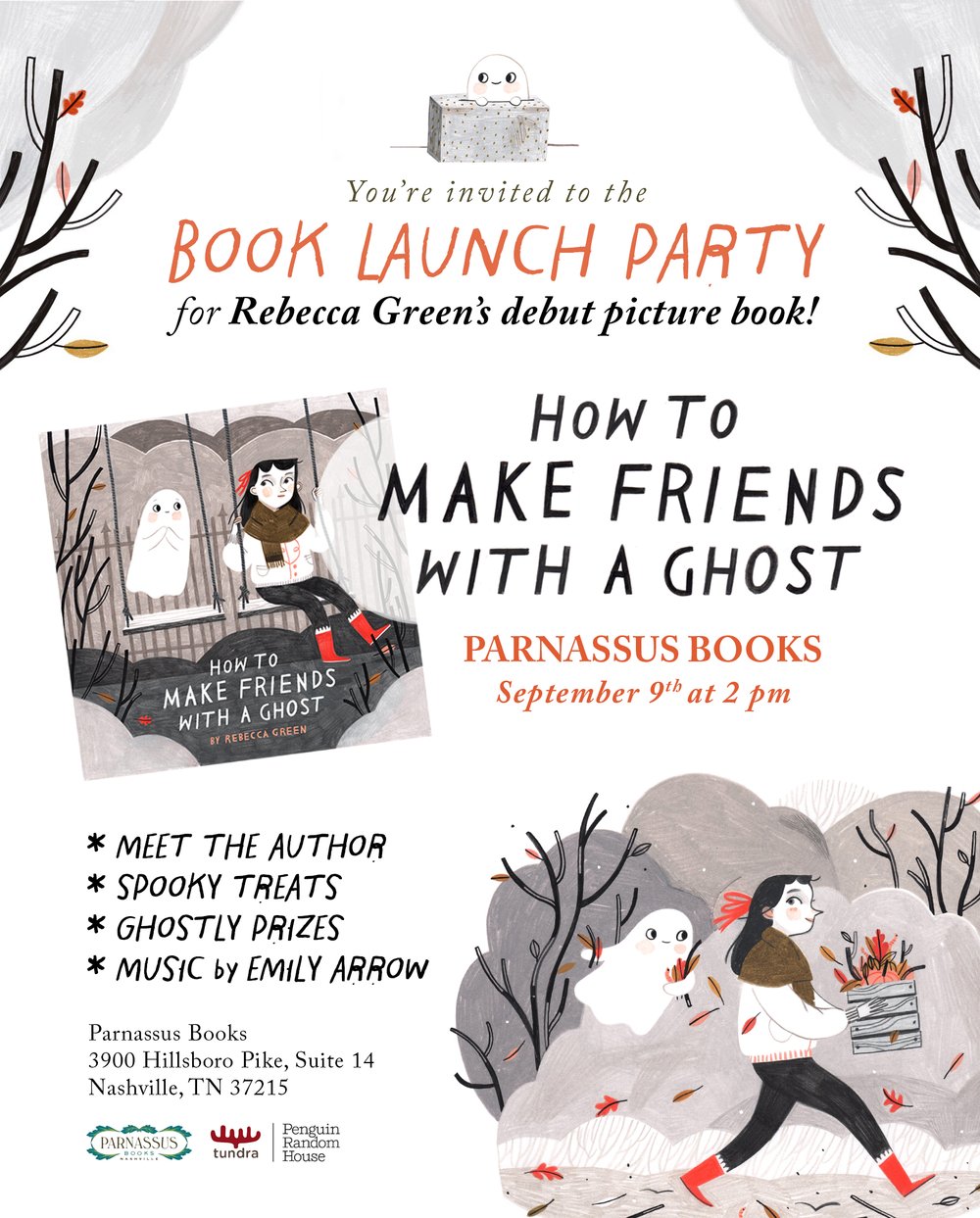 How To Make Friends With A Ghost - it's almost time! — Rebecca Green ...