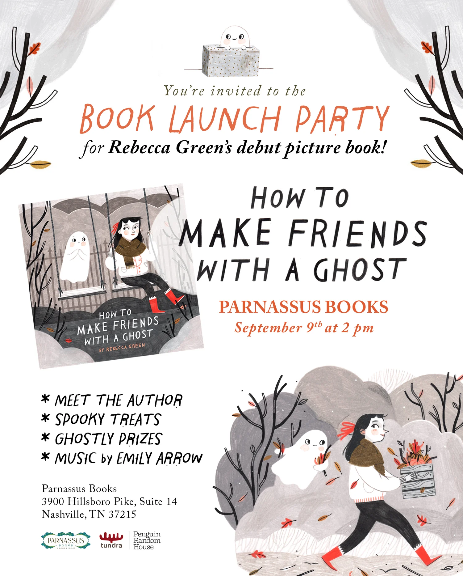 How To Make Friends With A Ghost - it's almost time! — Rebecca Green ...