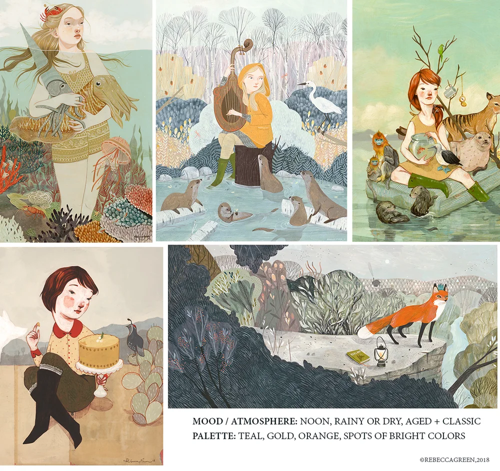 Smithereens, Post No. 5: Color Palette — Rebecca Green Illustration