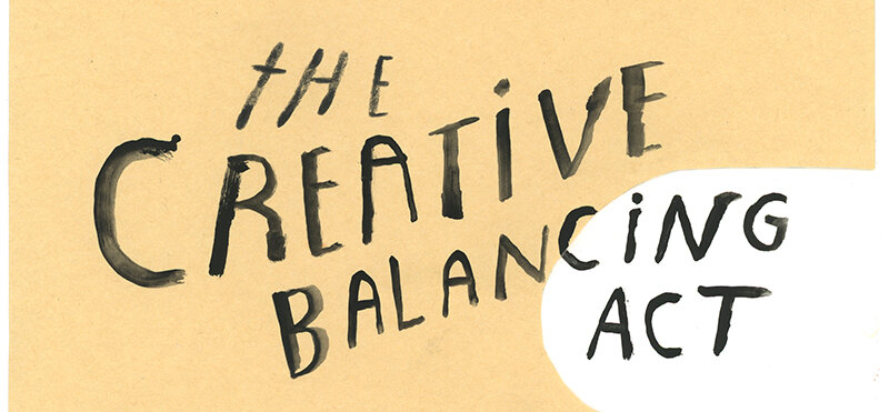 The Creative Balancing Act — Rebecca Green Illustration
