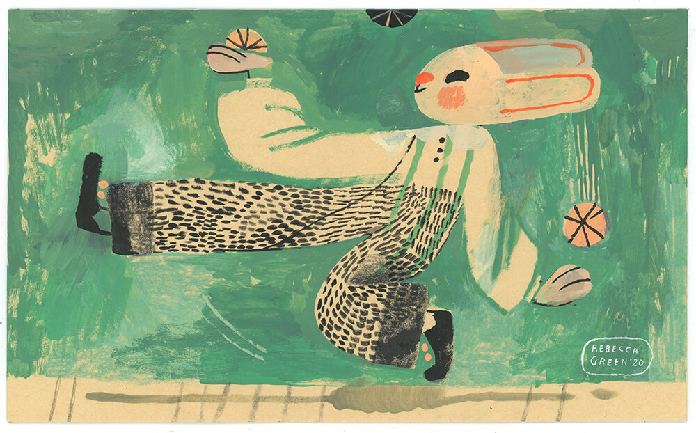 The Creative Balancing Act — Rebecca Green Illustration