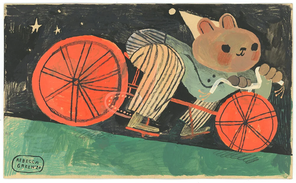 The Creative Balancing Act — Rebecca Green Illustration