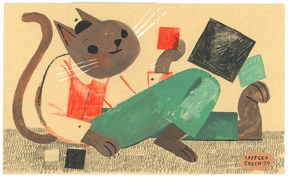 The Creative Balancing Act — Rebecca Green Illustration