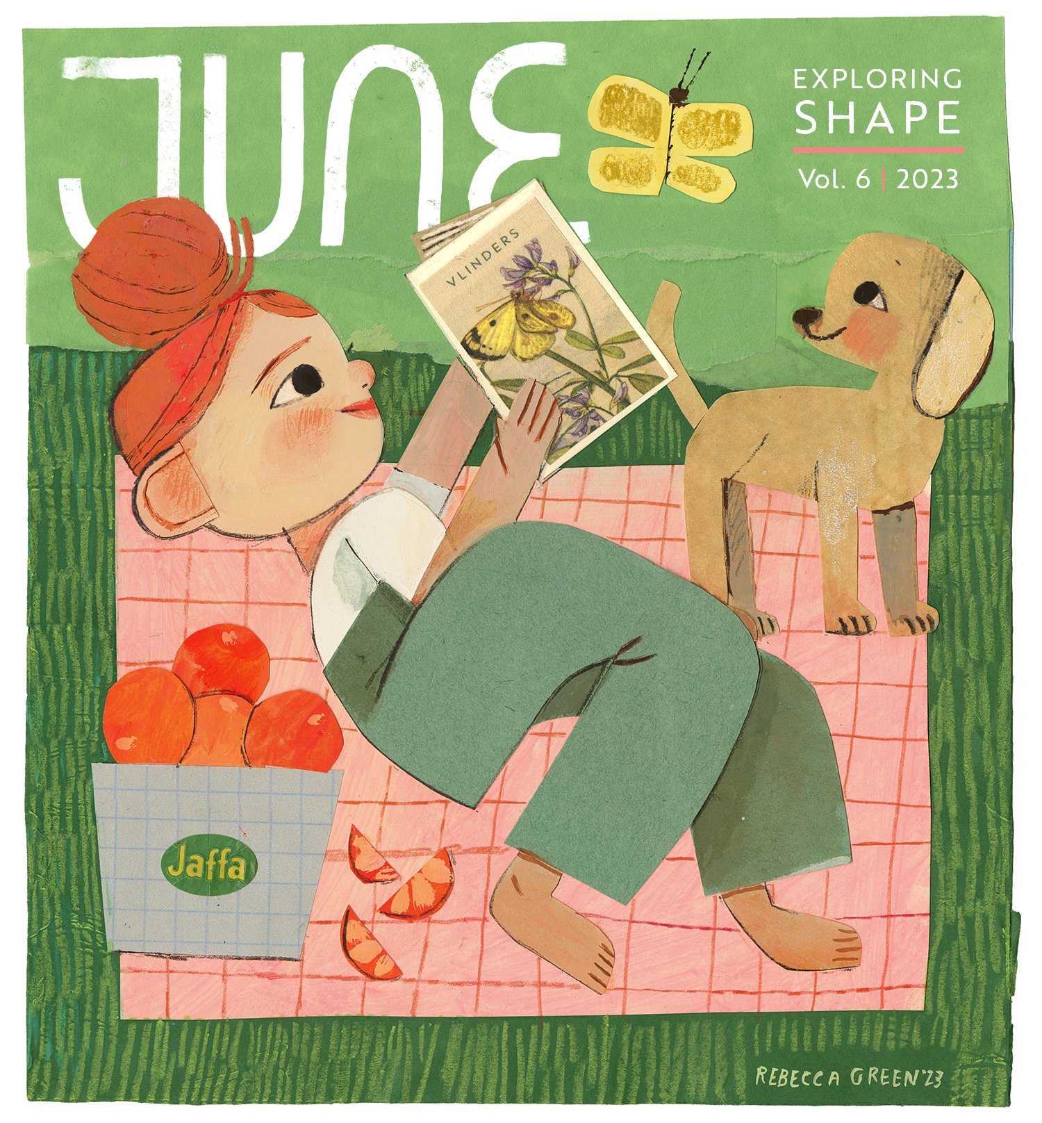 JUNE | EXPLORING SHAPE — Rebecca Green Illustration