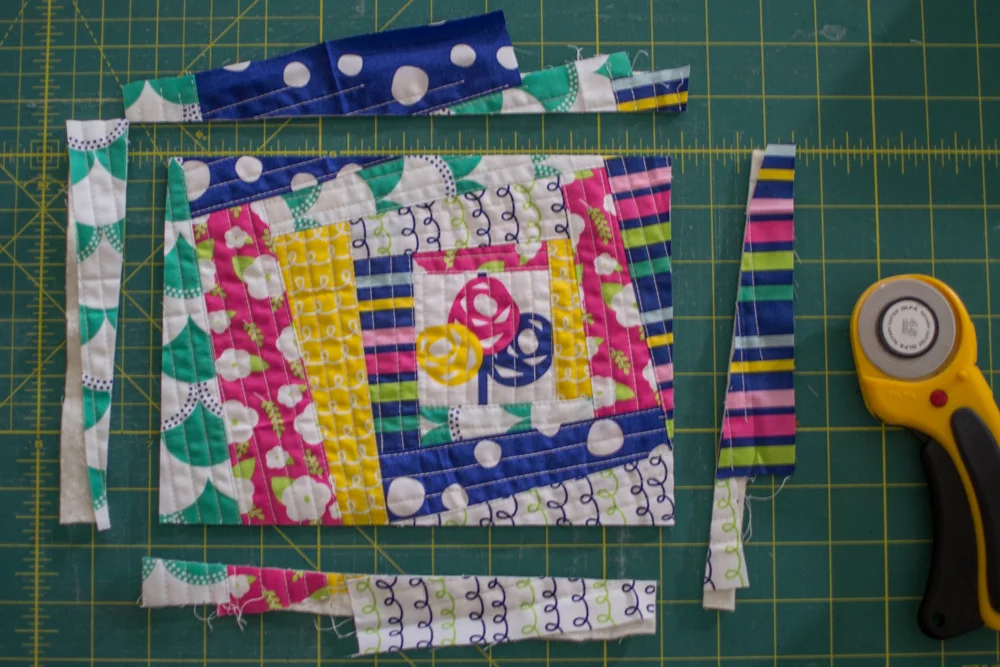 How to make QAYG fabric - for totally cute projects!