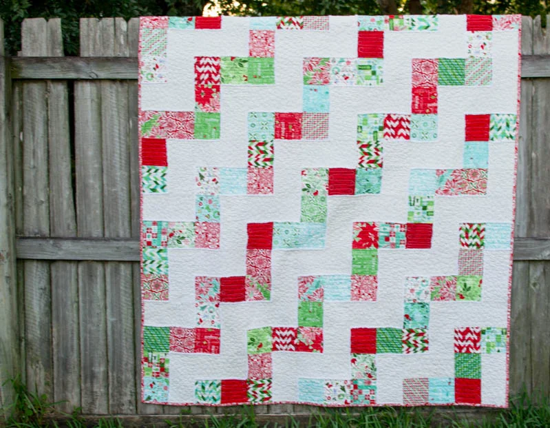 My No Bake Jolly Bar Quilt - free pattern from Fat Quarter Shop ...