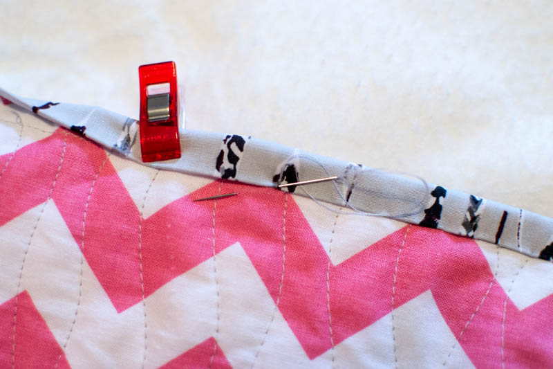 How to Hide your Thread Ends {Quick Sewing Tip}