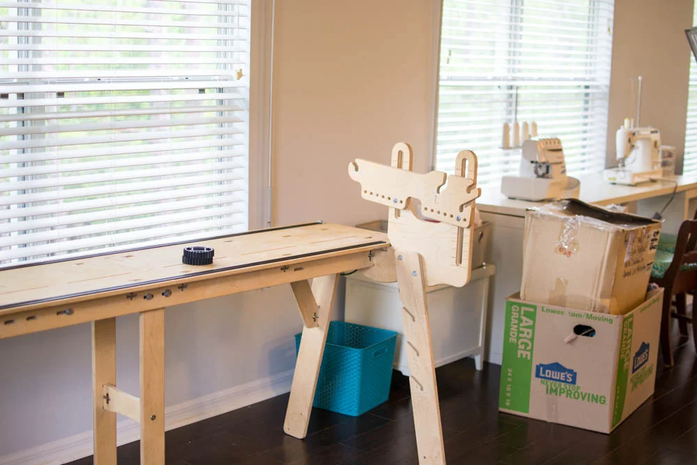 My beautiful sewing studio mess!