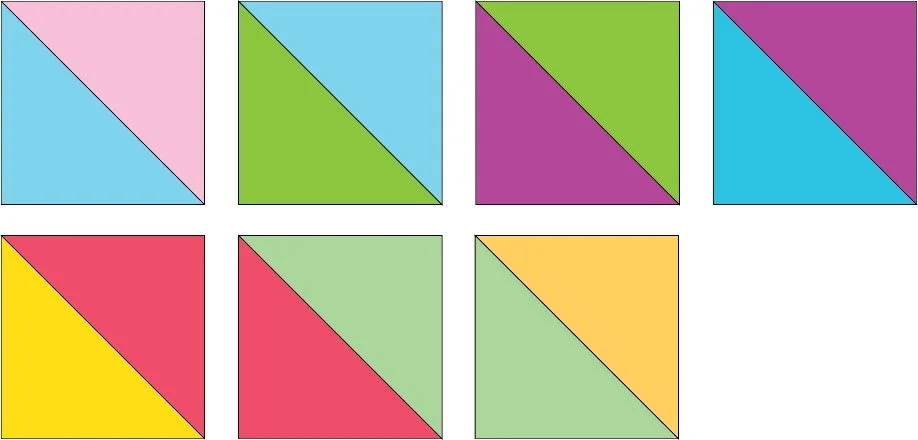 Monthly Mini Quilts for March - the free Bolt Mini Quilt Pattern ...