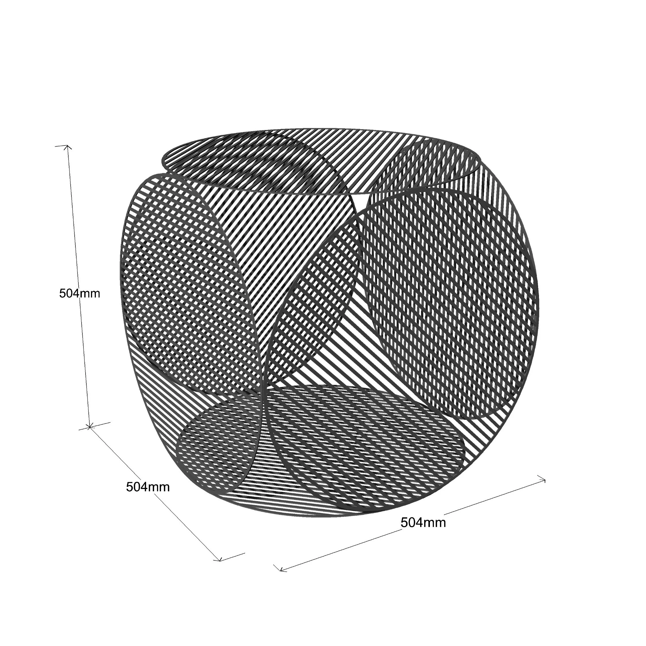 Cube Table Steel 'gold' — Studio Roso