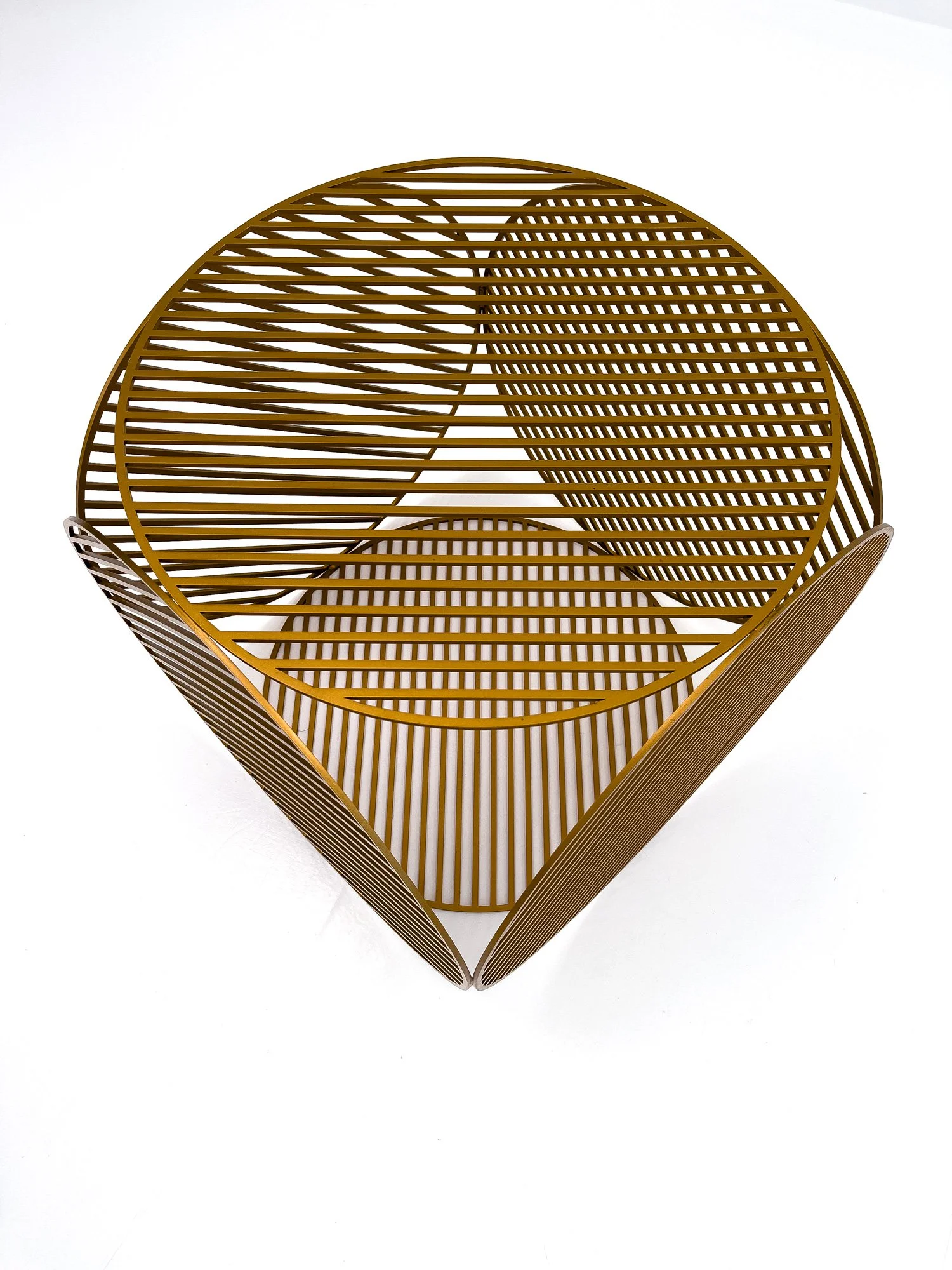 Cube Table Steel 'gold' — Studio Roso