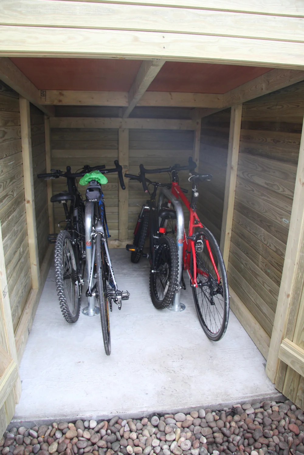 Bike stores — Carter Woods - Garden Design & Build